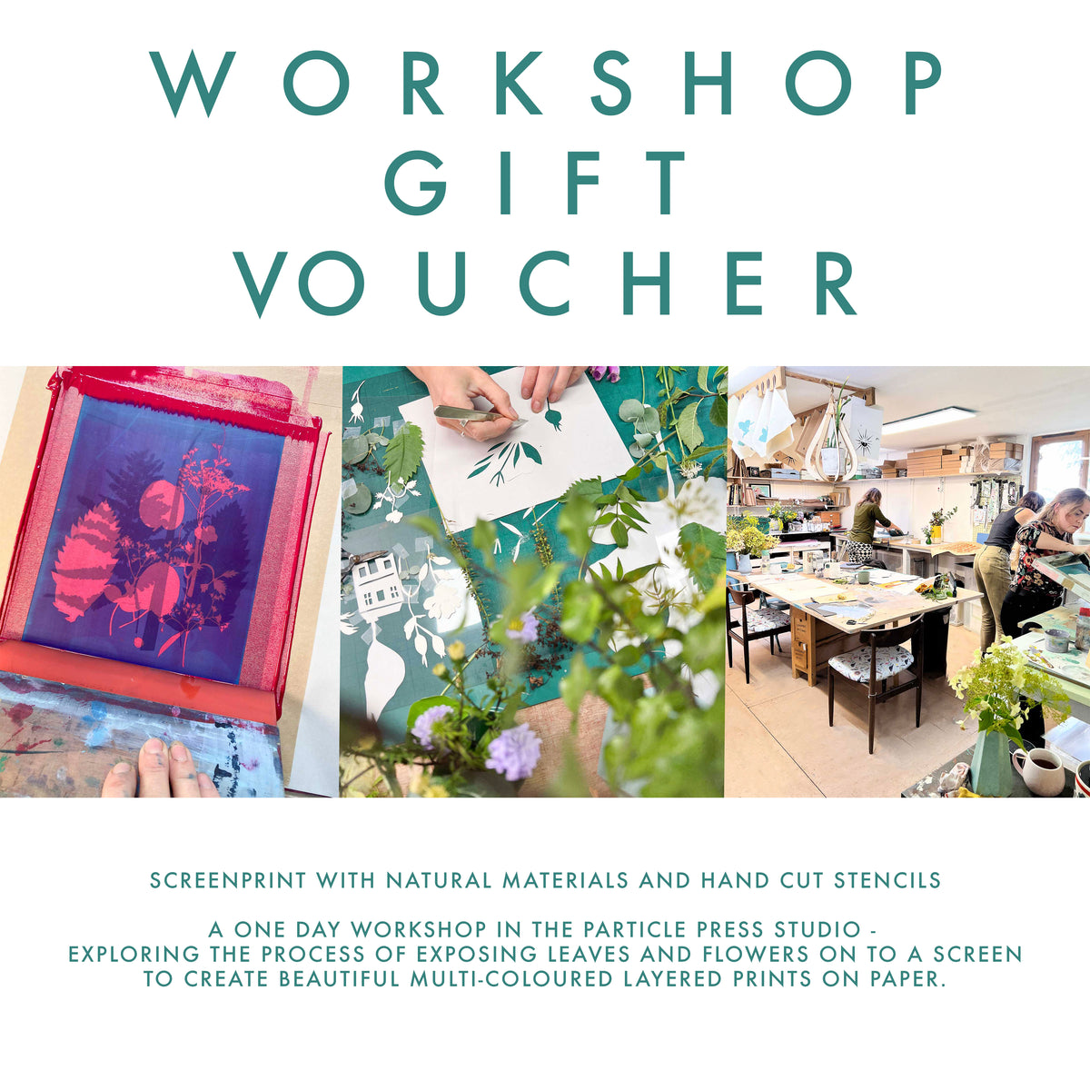 Workshop Gift Voucher – Particle Press