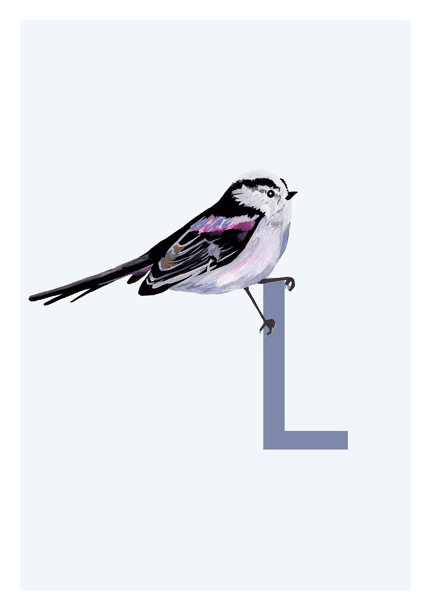 A-Z British garden bird Print. Alphabetical List of garden bird species ...